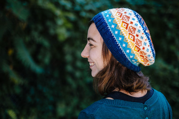 Good Morning Starshine hat knitting pattern - Sweet Paprika