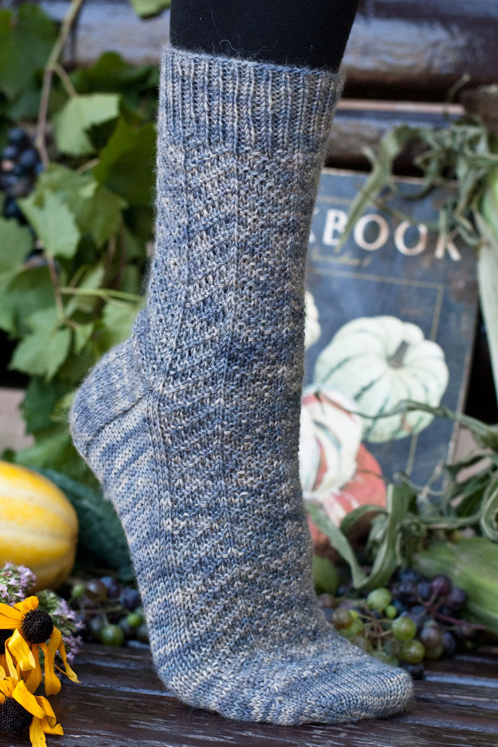 Harrowsmith sock knitting pattern - Sweet Paprika